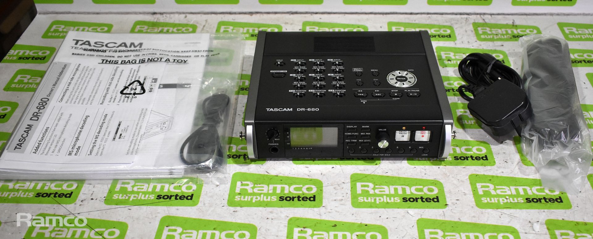 Tascam DR-680 portable multitrack recorder