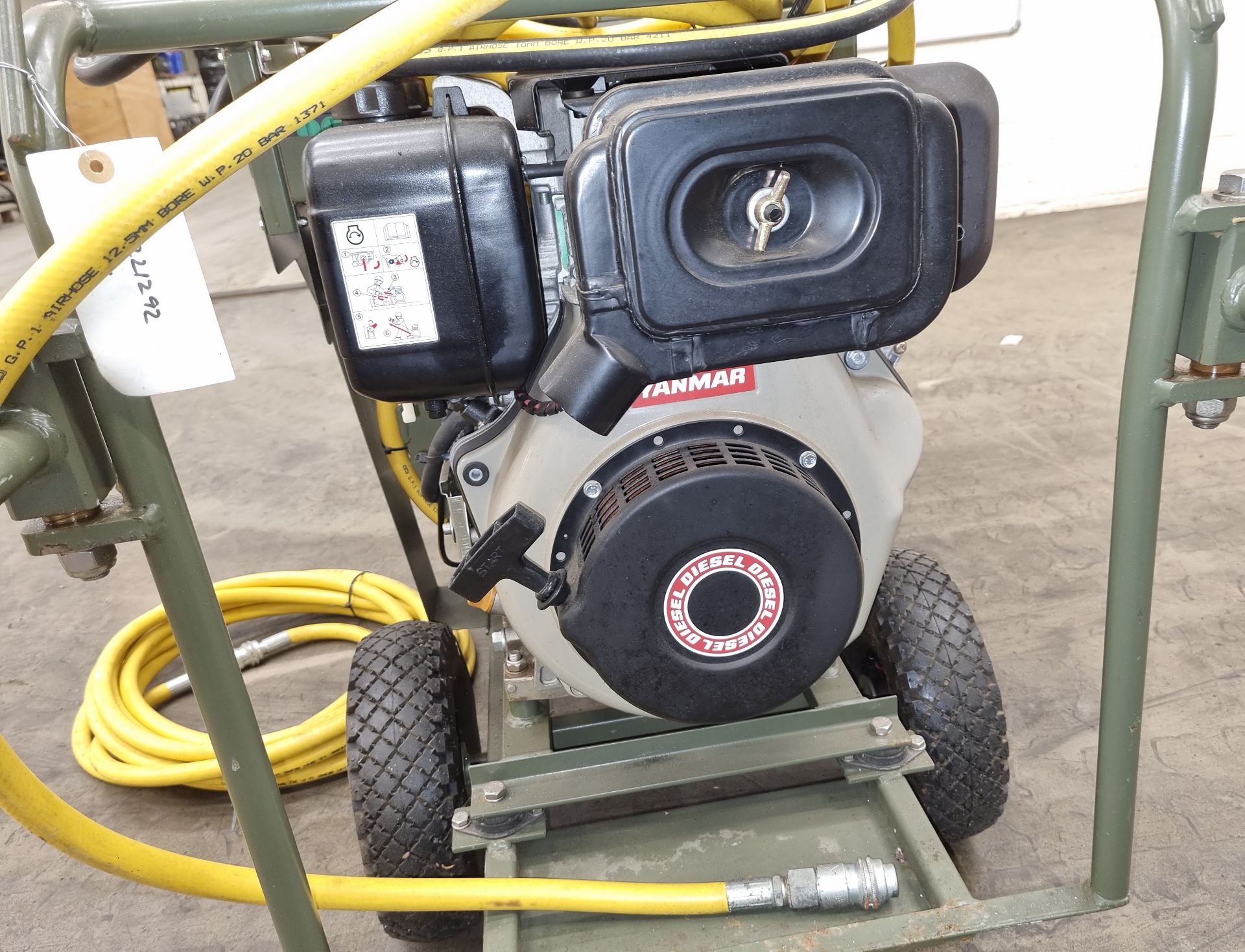 Factair Diesel Air Compressor Model FAC0702 - VO4DM MK III 10.5lt ...
