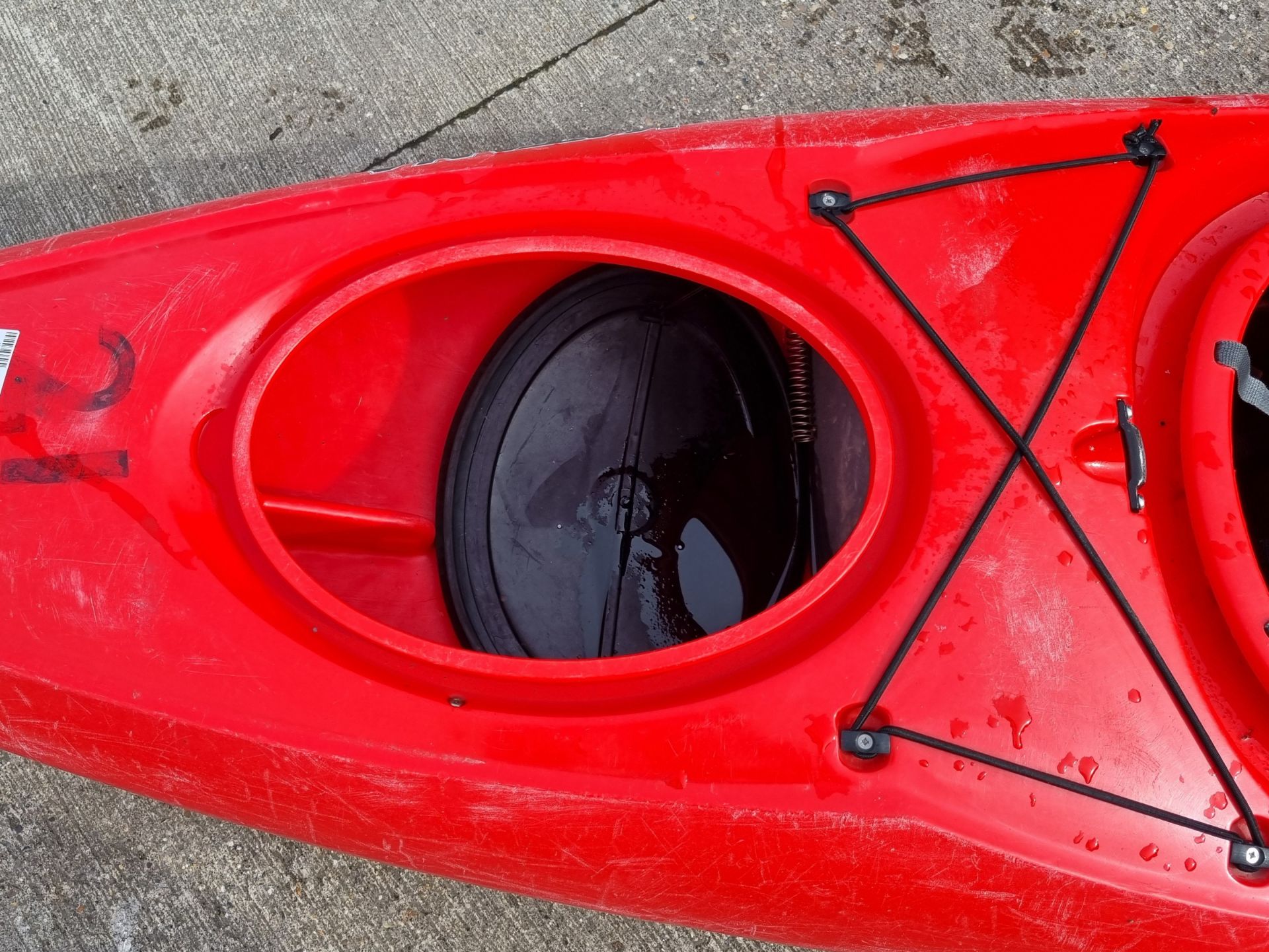 Dagger Katana polyethylene kayak - red - W 3200 x D 660 x H 420mm