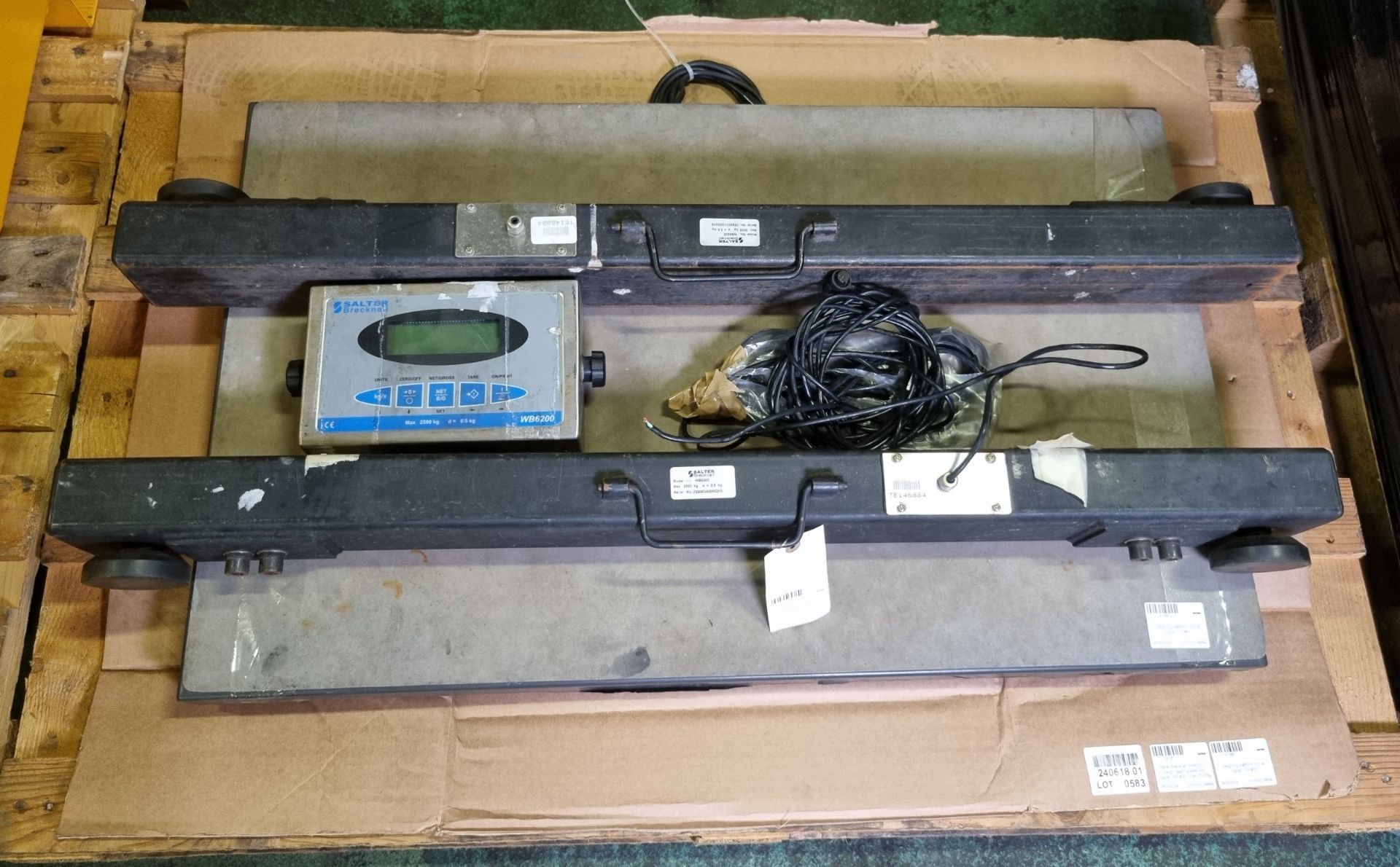 Salter Brecknell WB6200 weigh beam scales with digital indicator - max ...