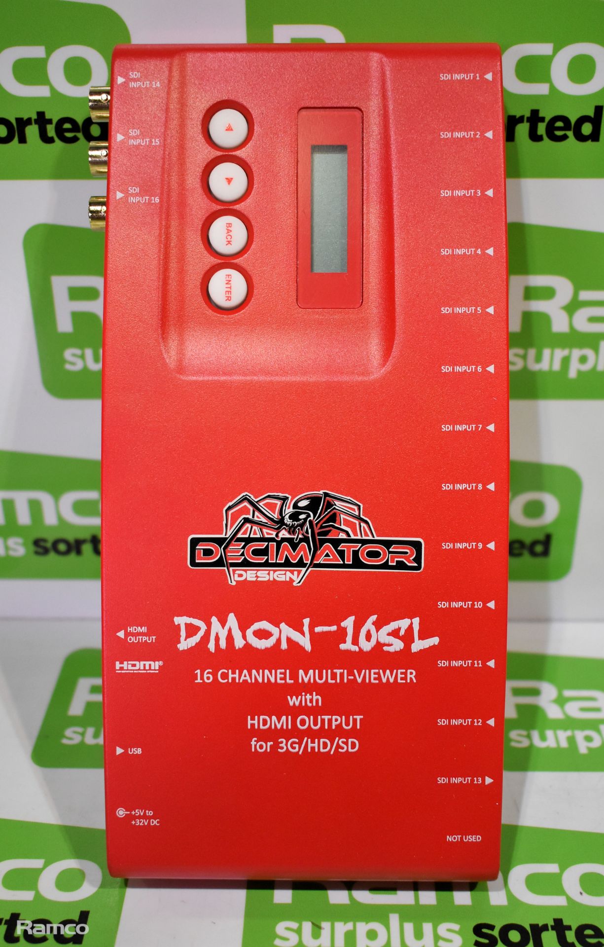 Decimator Design DMON-16SL 16 channel multi viewer with HDMI output ...