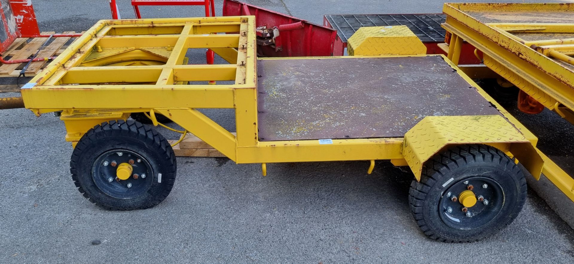 Alexander Trailers IP4ST platform trailer with 3x towing bars - W 1520 ...