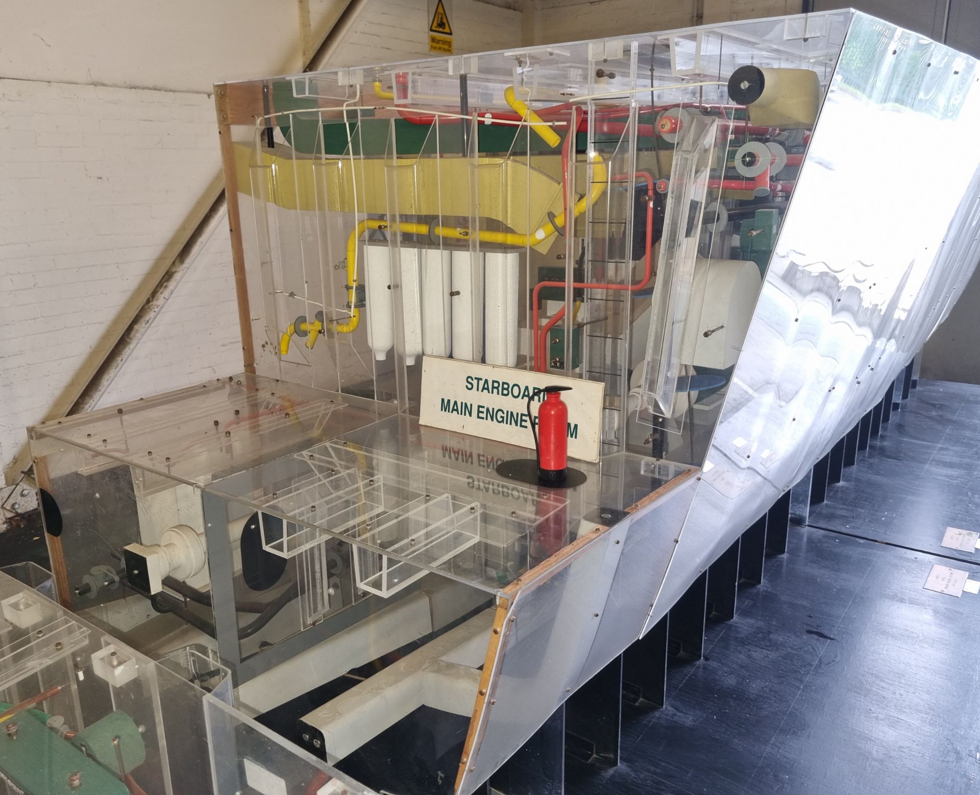 Vosper Thornycroft S.R.M.H. port side main engine room - 1/5 scale ...