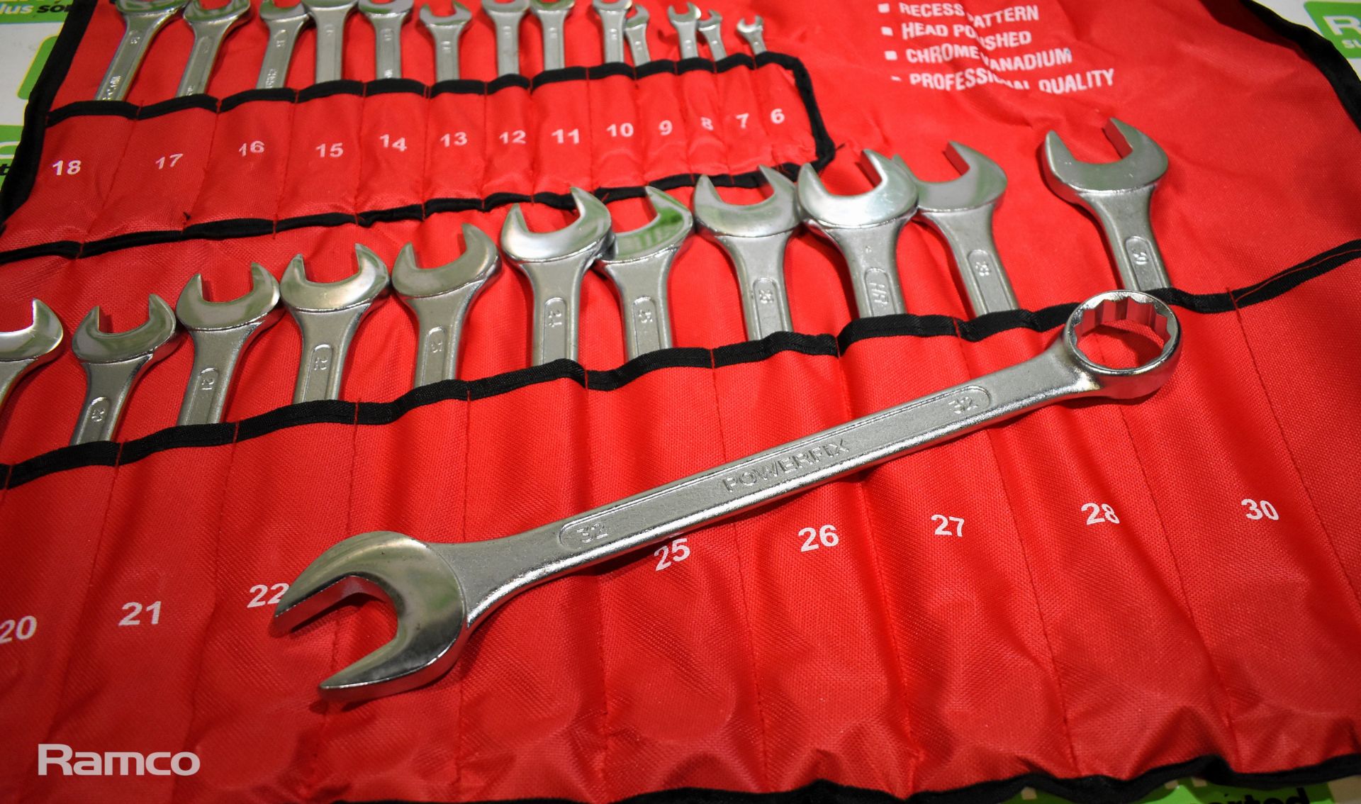 2x 25 piece combination spanner sets - CT3545
