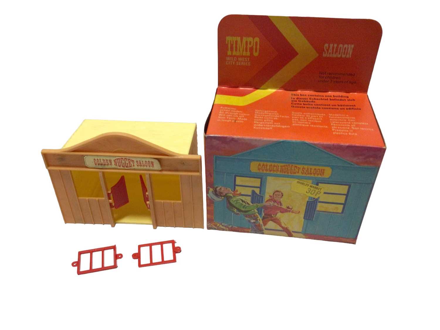 Timpo Toys Wild West City Series Saloon, in three colour varieties ...