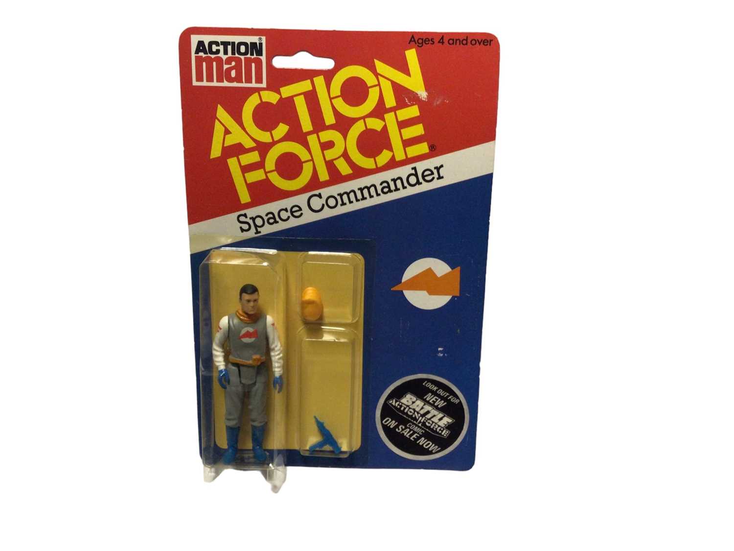 Palitoy Action Man Action Force Space Commander, on card with blister ...