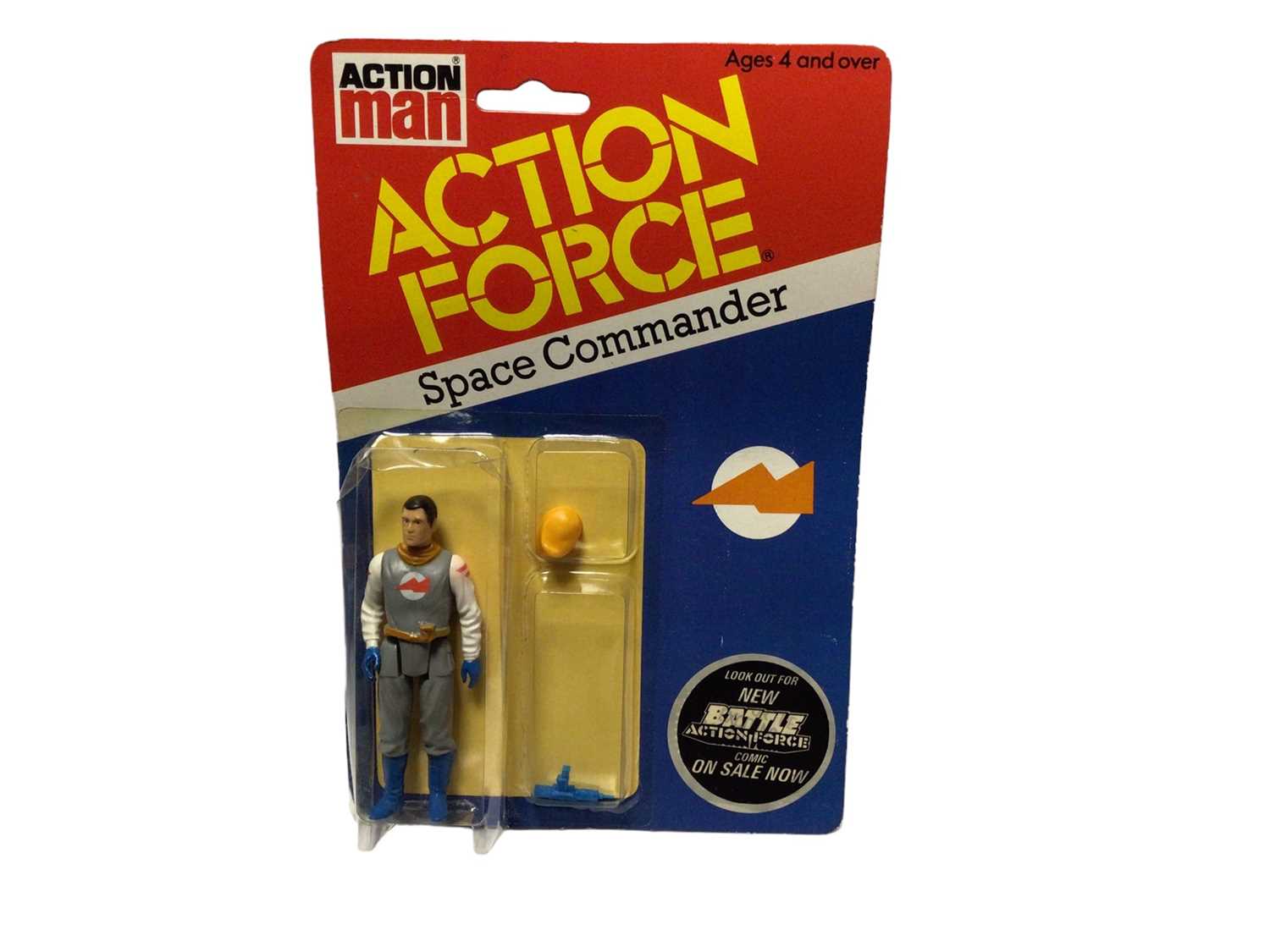Palitoy Action Man Action Force Space Commander, on card with blister ...