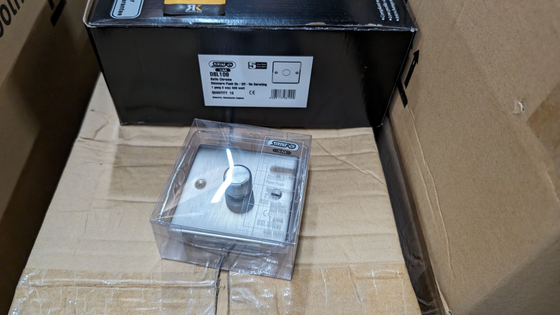 50 off satin chrome 1 gang 2 way push on/off dimmer switches (one ...