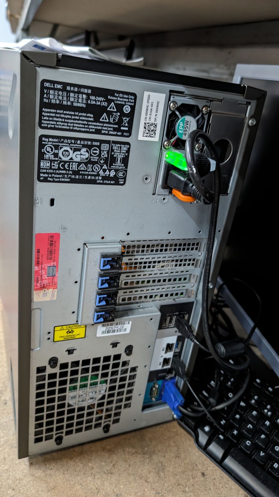 Dell Poweredge T340 server with Intel Xeon E-2246G CPU, 64GB RAM, 8 x ...