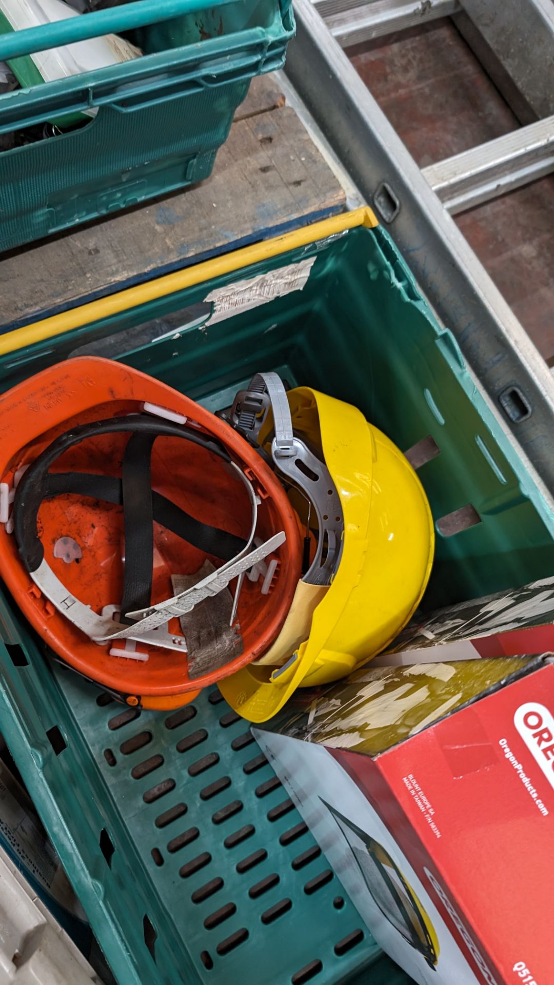 The contents of a crate of PPE & first aid equipmentPlease note, this ...