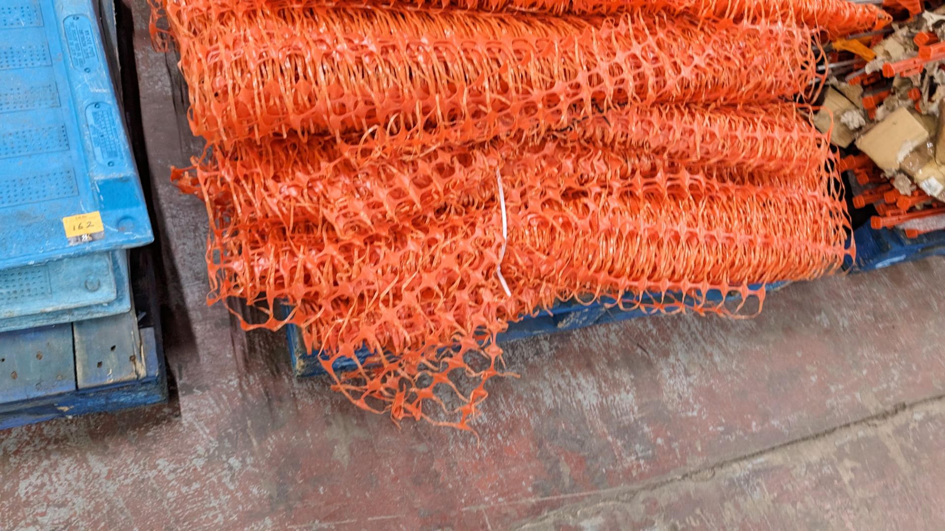 The contents of 2 pallets of netting and supports for use with sameLots ...