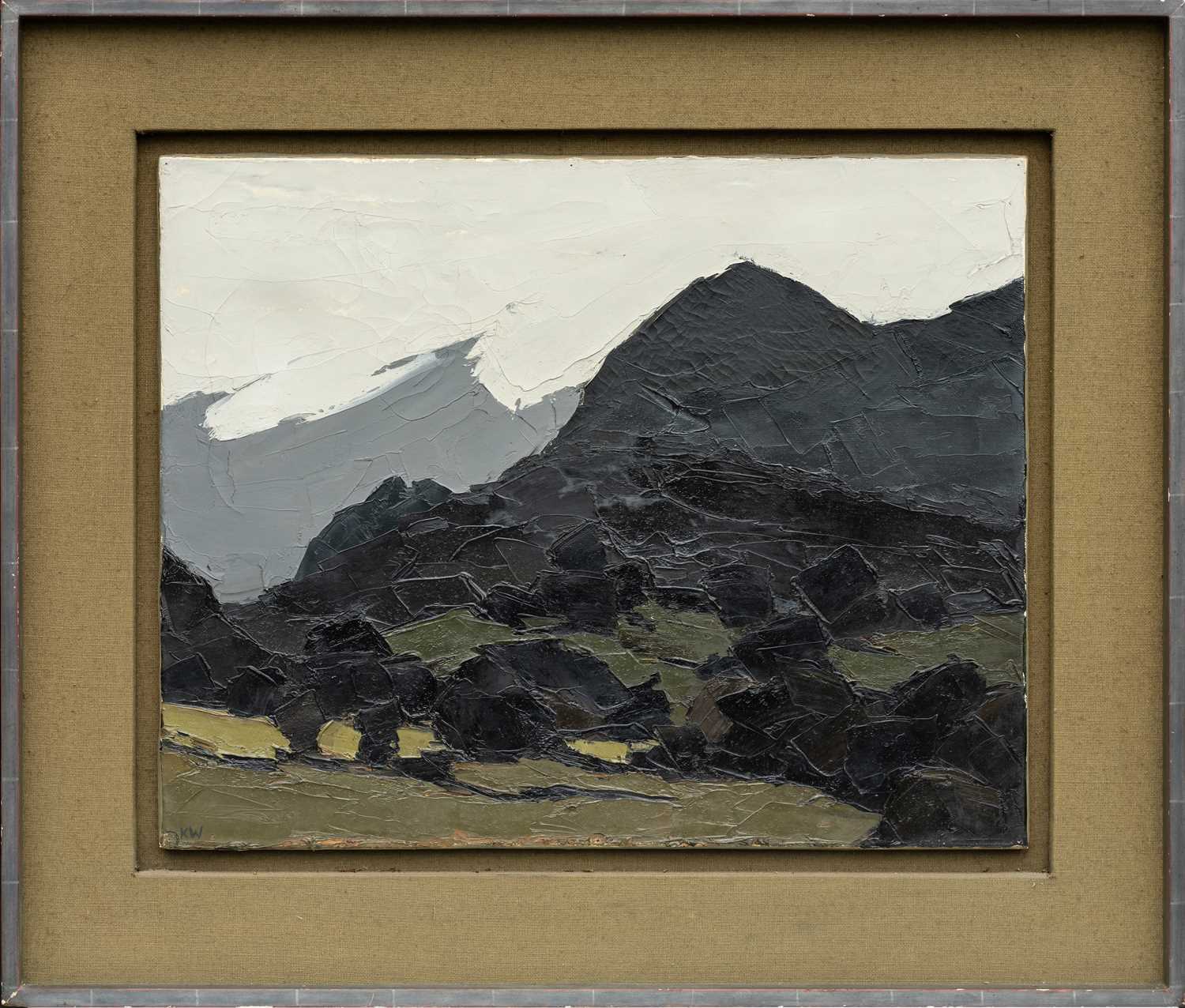 SIR KYFFIN WILLIAMS RA (Welsh 1918-2006) oil on canvas - Eryri ...