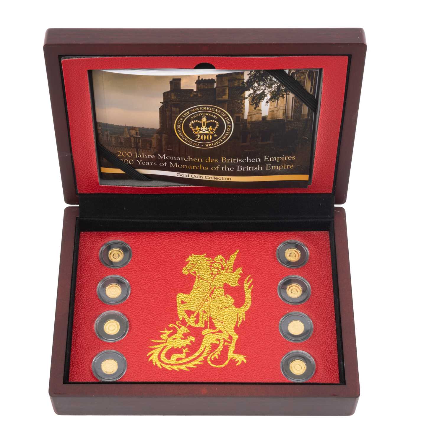 200TH YEARS OF MONARCHS OF THE BRITISH EMPIRE COMMEMORATIVE GOLD COIN ...