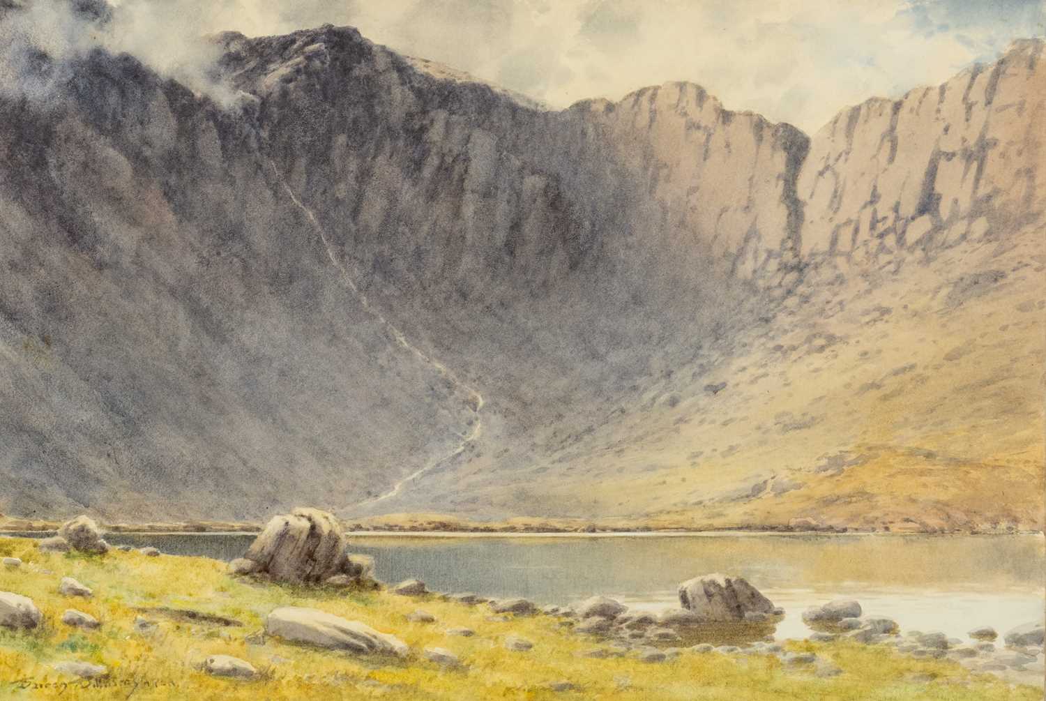 WARREN WILLIAMS (Welsh 1863-1918) watercolour - 'Devil's Kitchen and ...