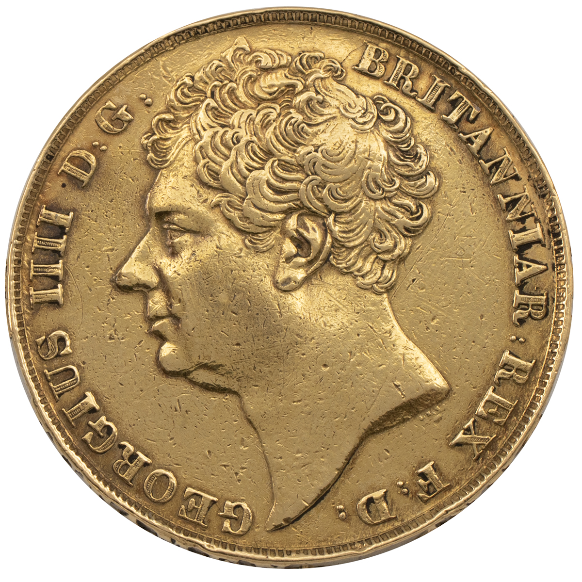 1823 George IV gold Double Sovereign/Two Pounds (S 3798, Marsh T6 ...