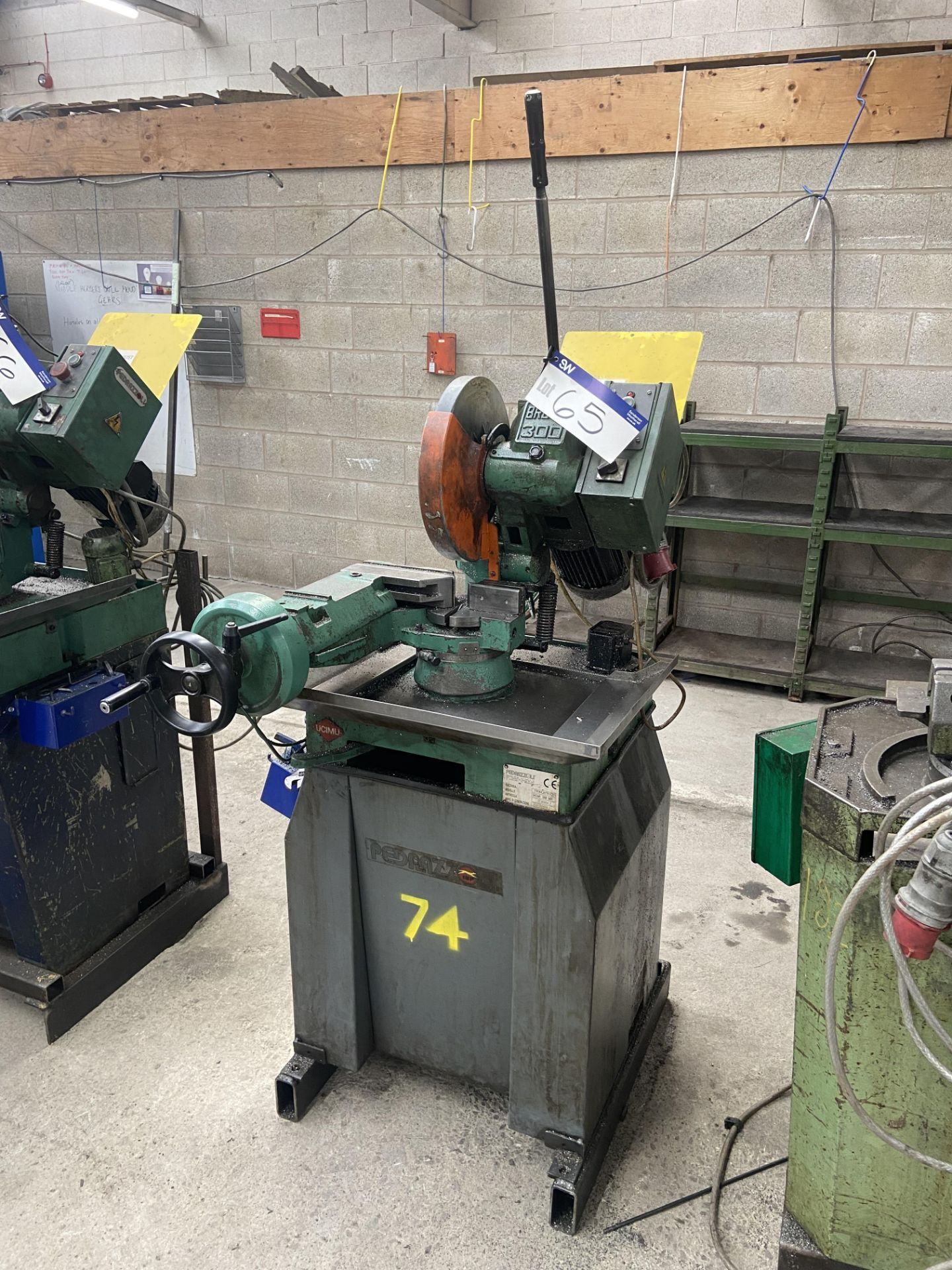 Pedrazzoli Brown 300 MRP Cold Saw, serial no. 038647, year of ...