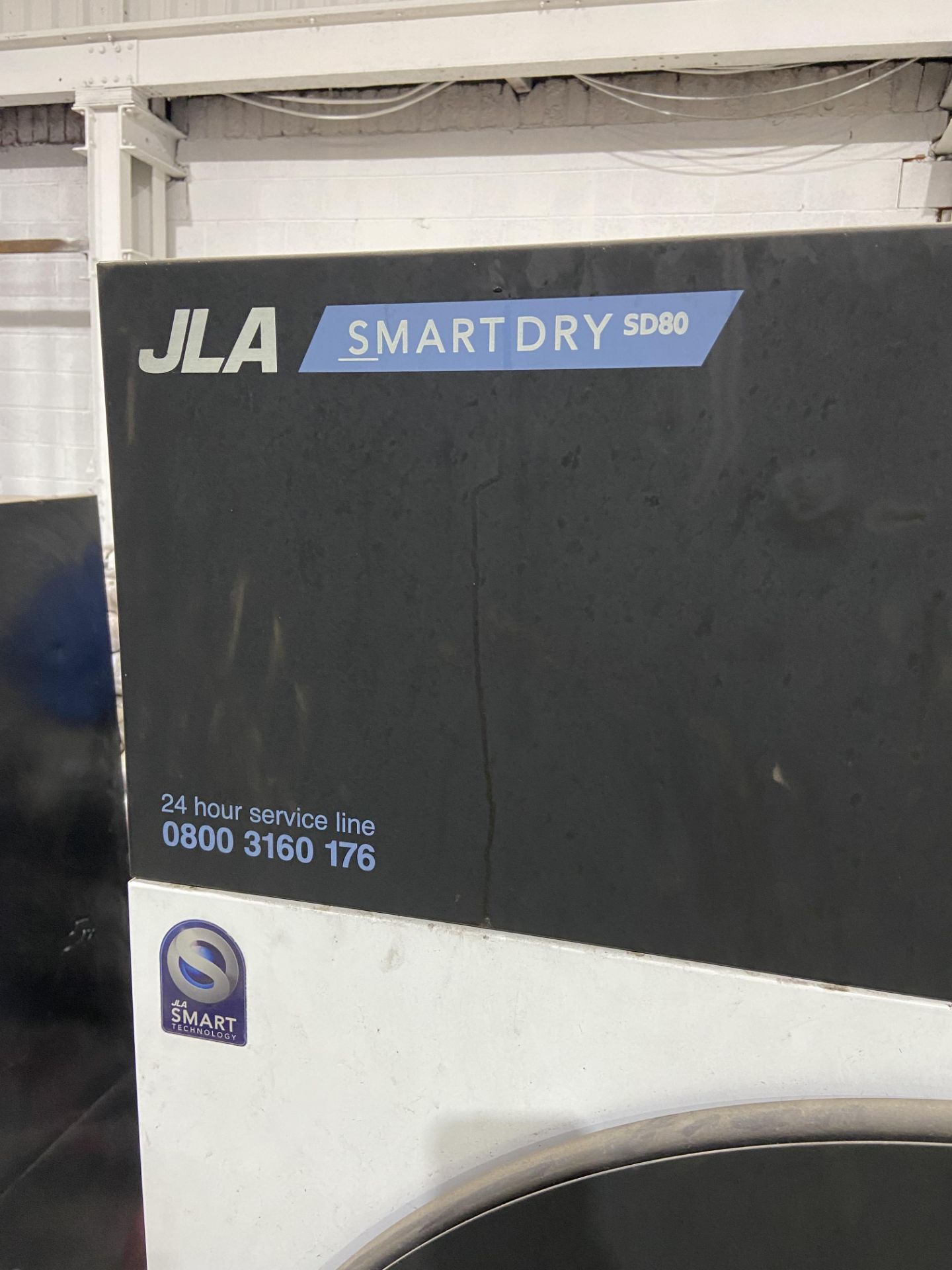 JLA Smart Dry SD80 Commercial Tumble Drying Machine, serial no. 604200 ...