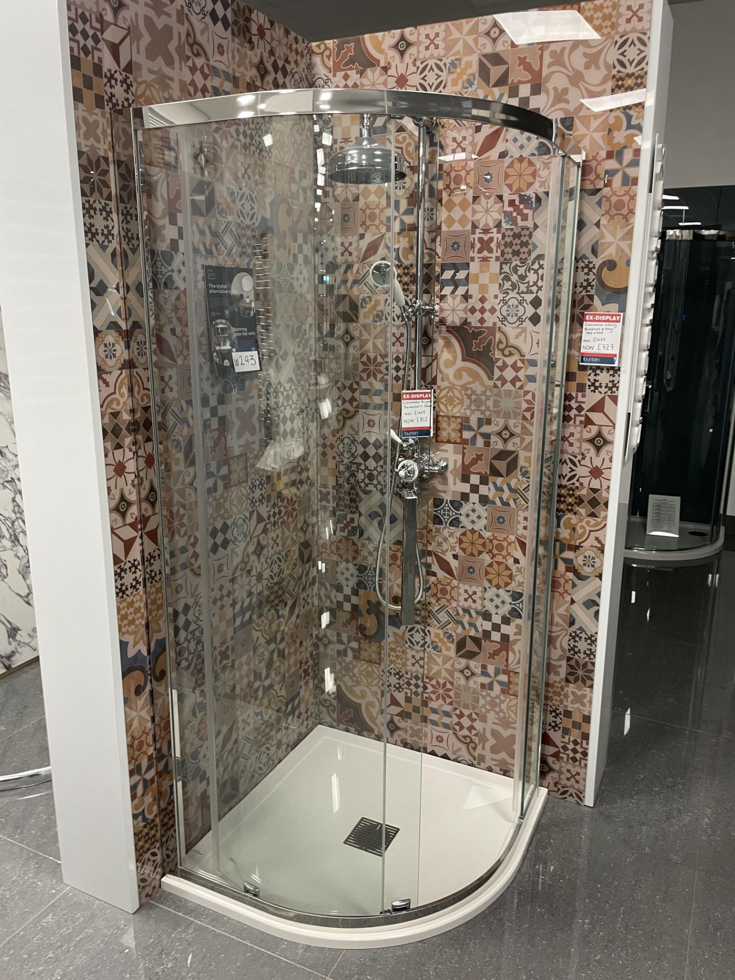 Crosswater Infinity Quadrant Shower Enclosure, with Belgravia ...