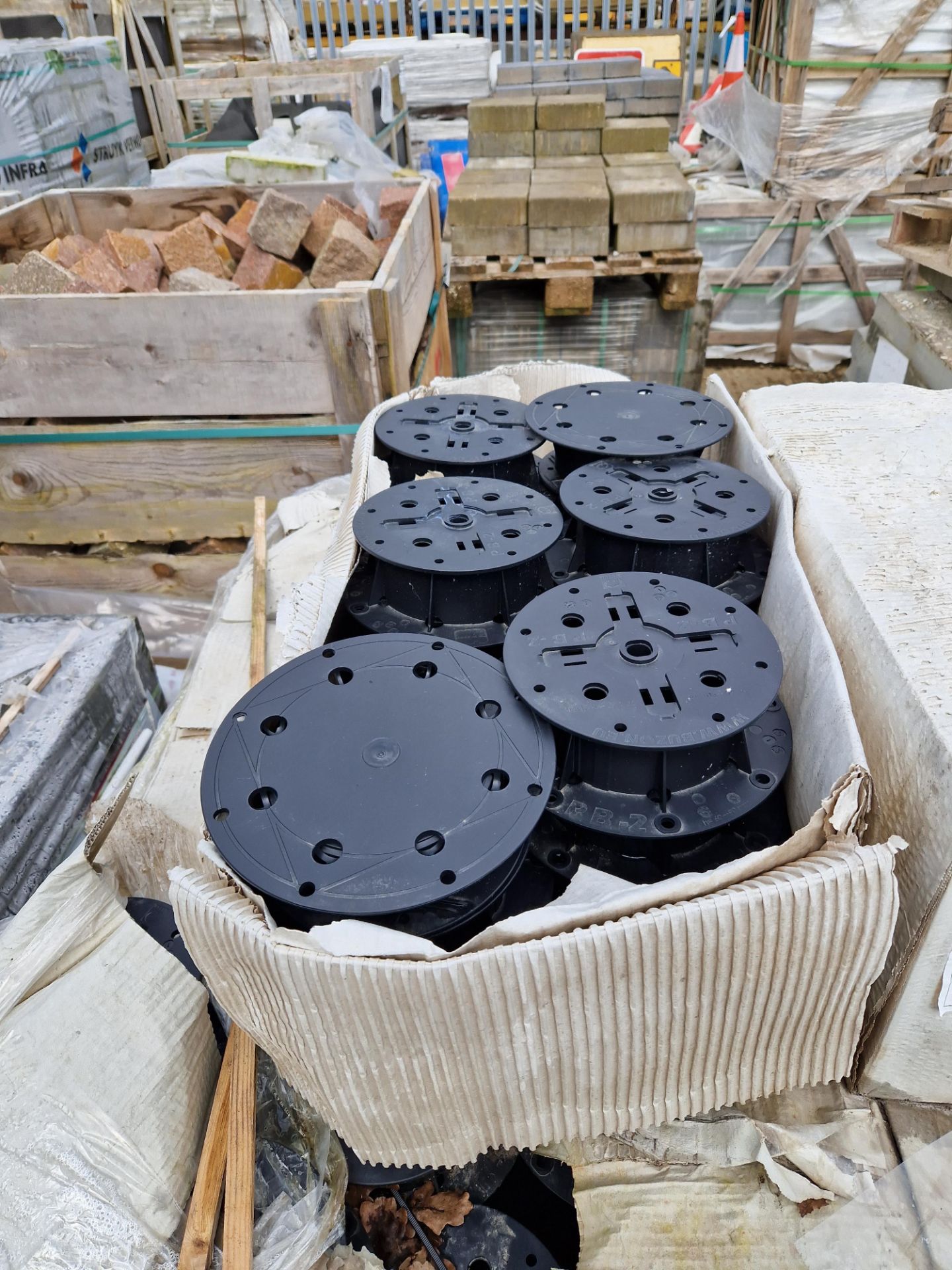 One Pallet of Buzon Pedestal PB-2 Adjustable Pedestals Please read the ...