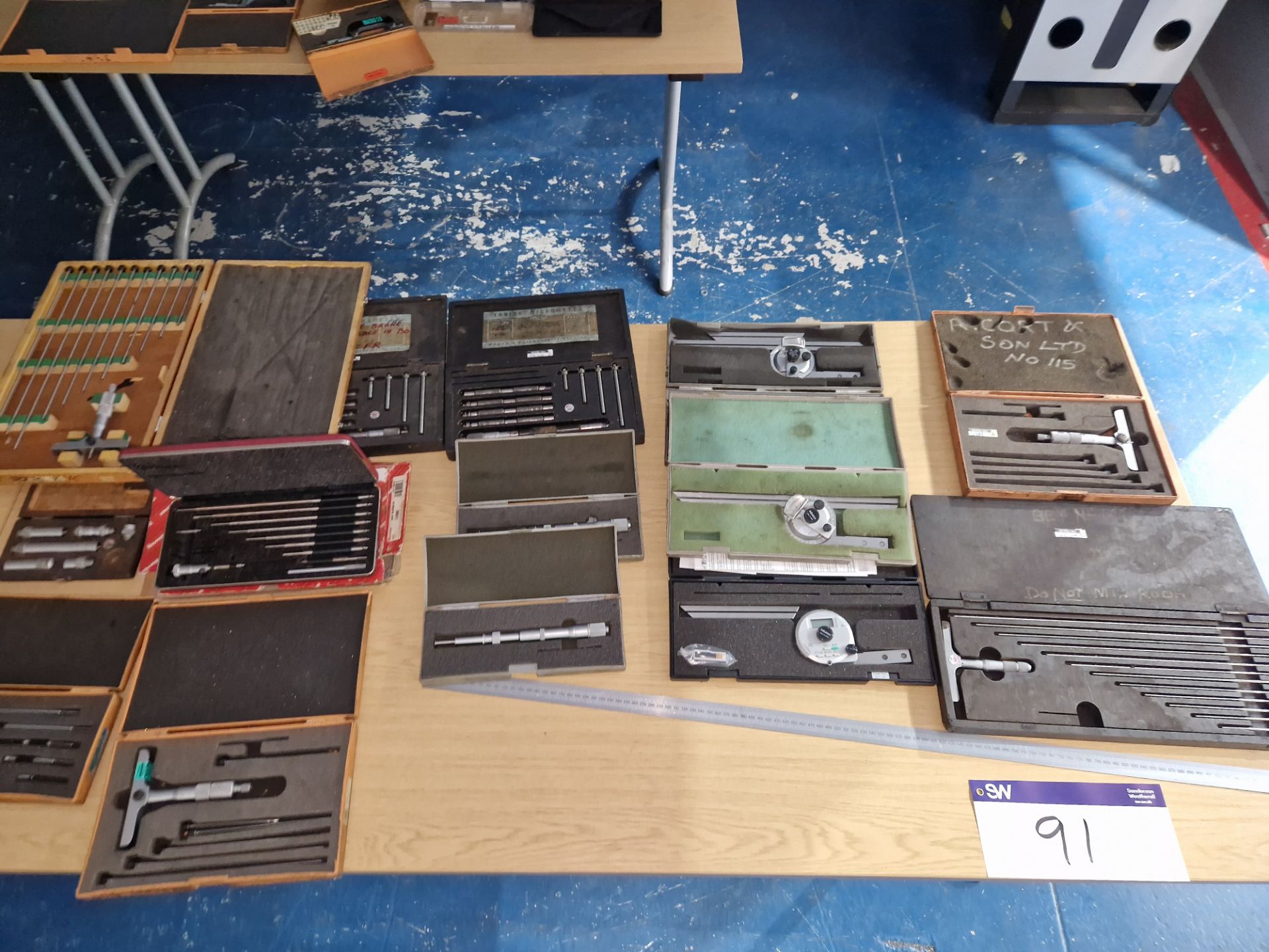16 Traditional and Digital Depth and Internal Micrometers, Angle ...