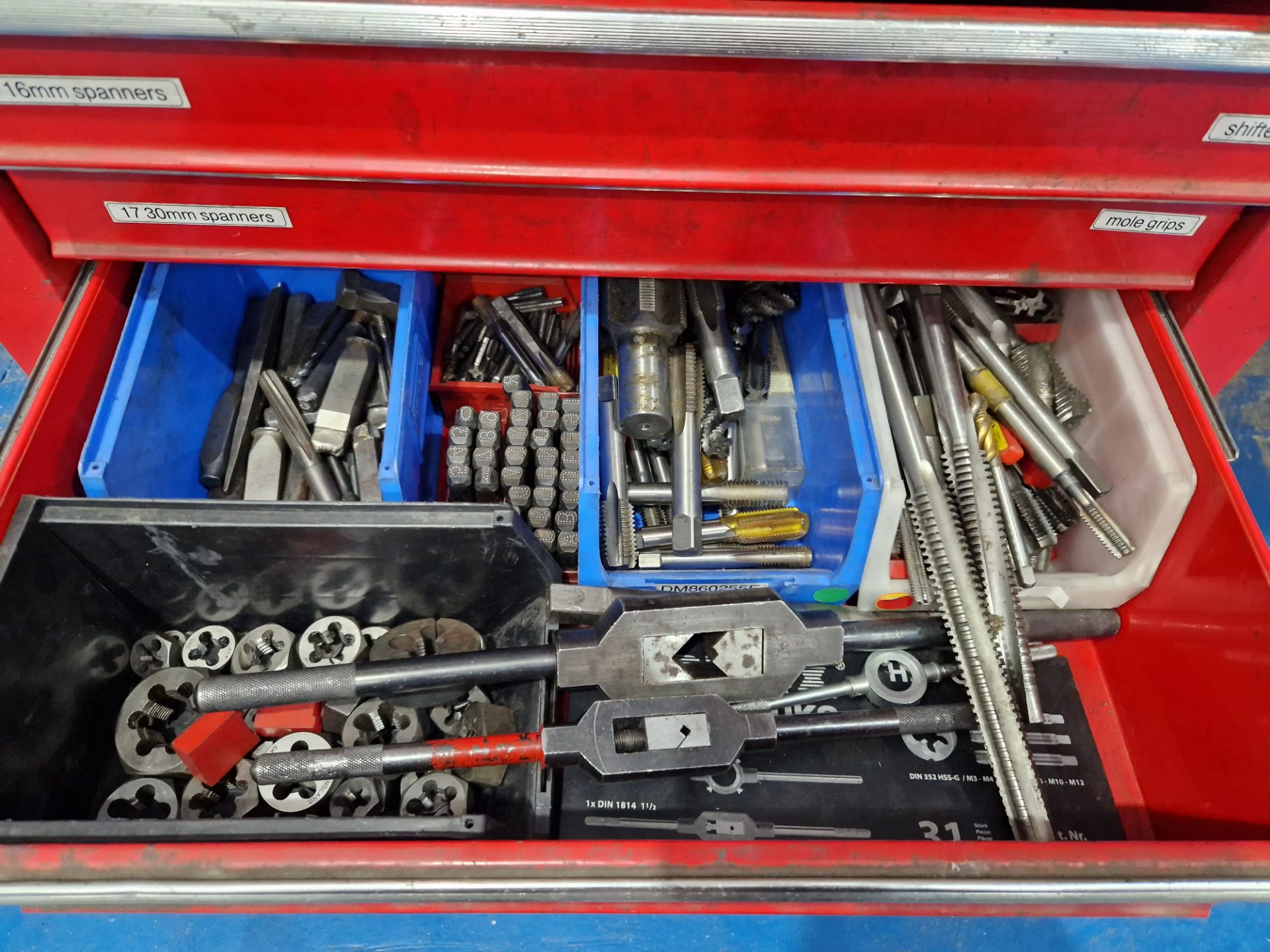 Two Senator Five Drawer and Seven Drawer Tool Cabinets and Contents ...
