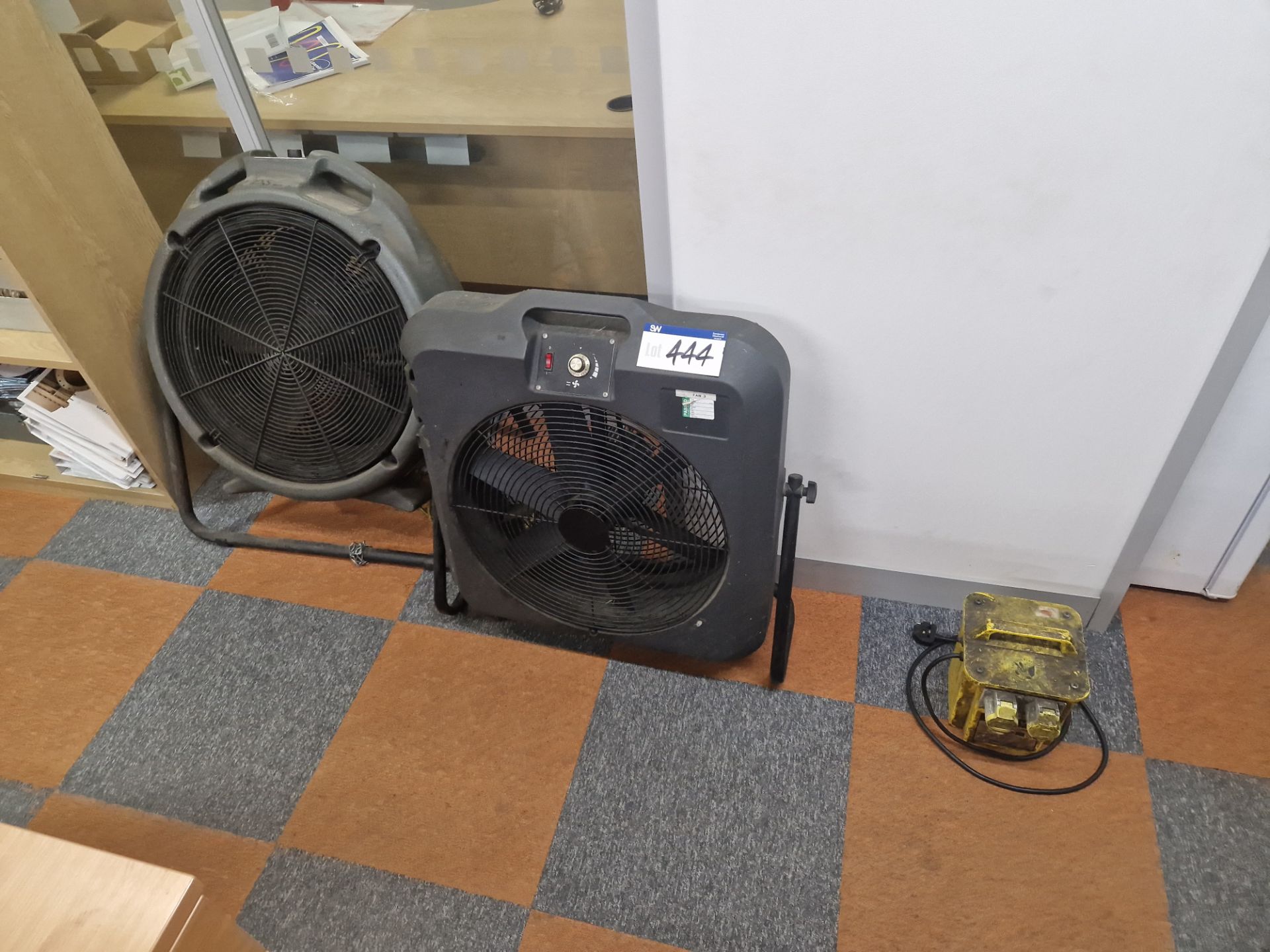 Two Workshop Fans, 110V with 110V Transformer Please read the following ...