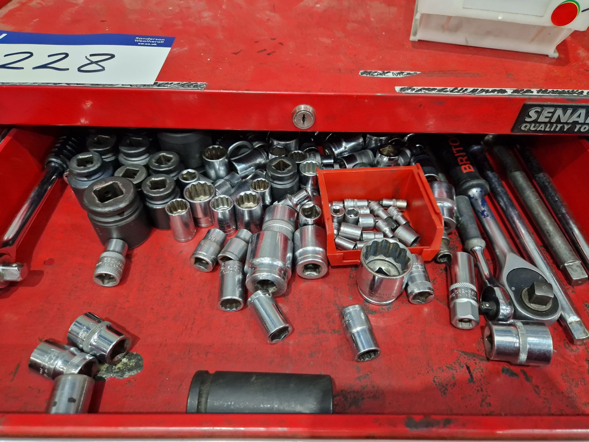 Two Senator Five Drawer and Seven Drawer Tool Cabinets and Contents ...