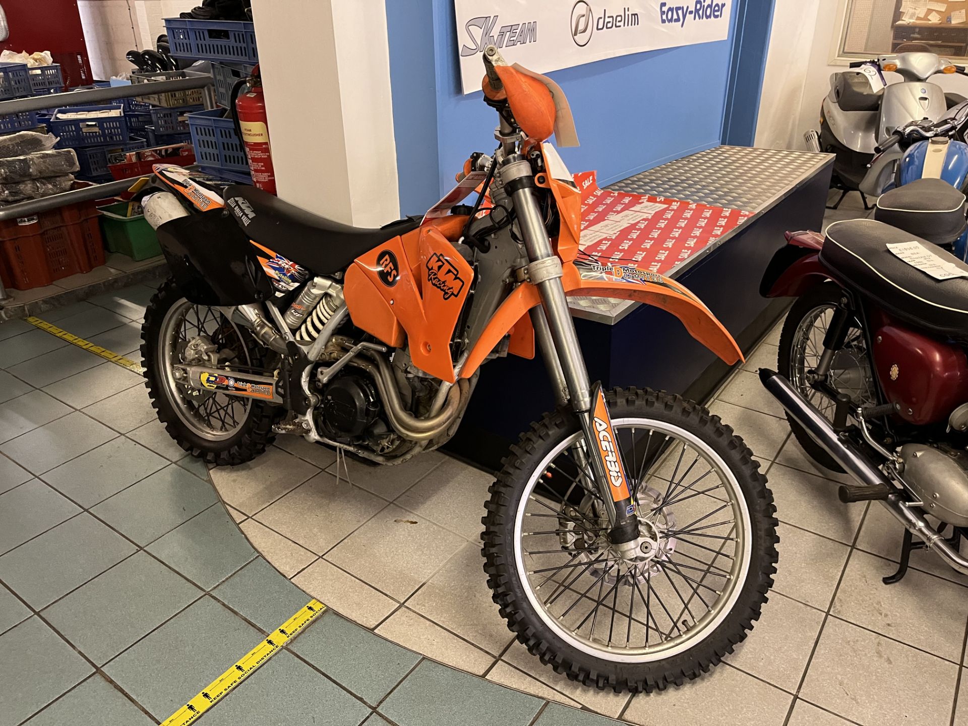 KTM 250 EXE 250CC MOTORCYCLE, Road registered, serial no.125003 ...