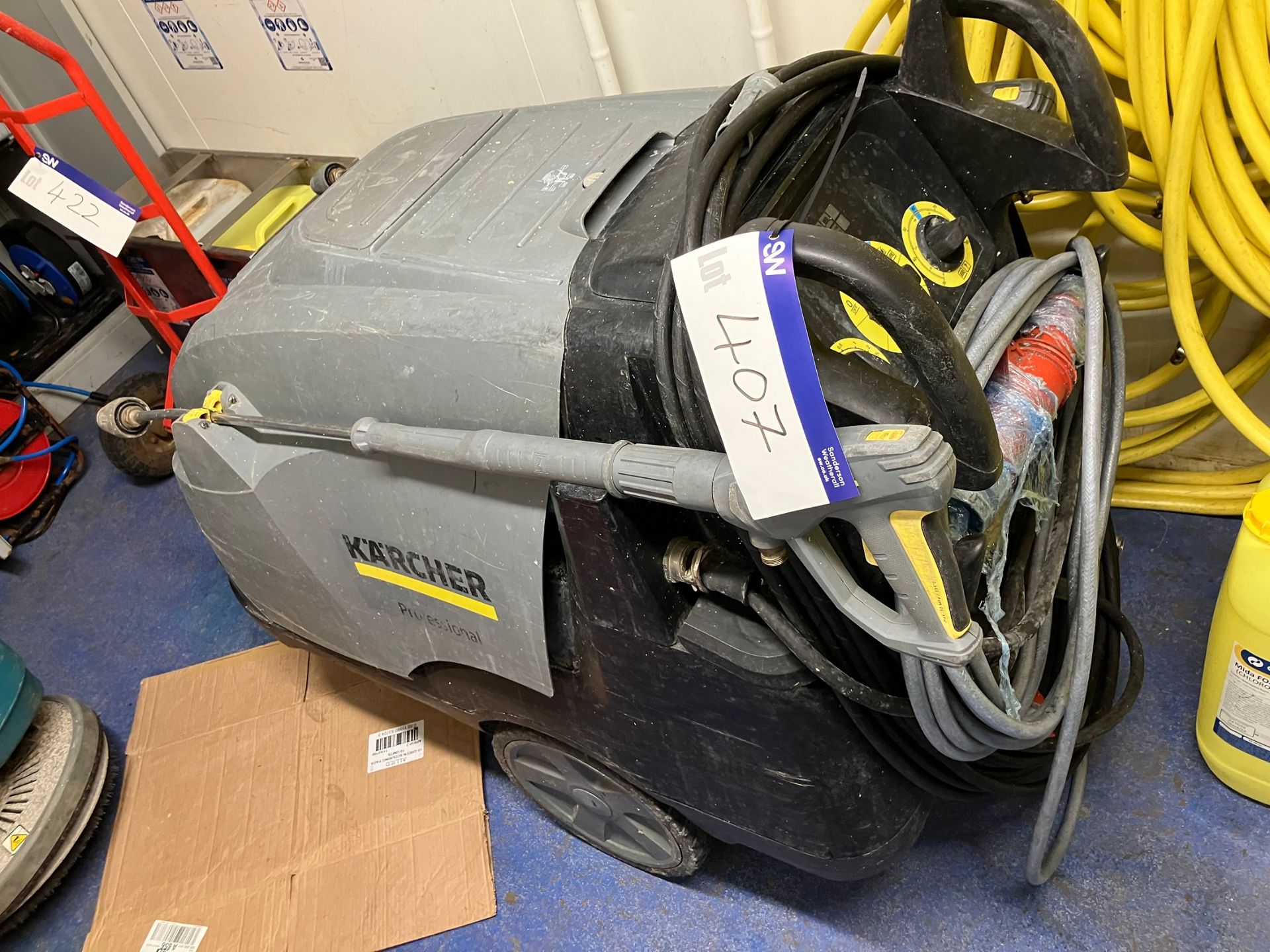 Karcher Diesel Fired Hot Water Pressure Washer Please read the ...
