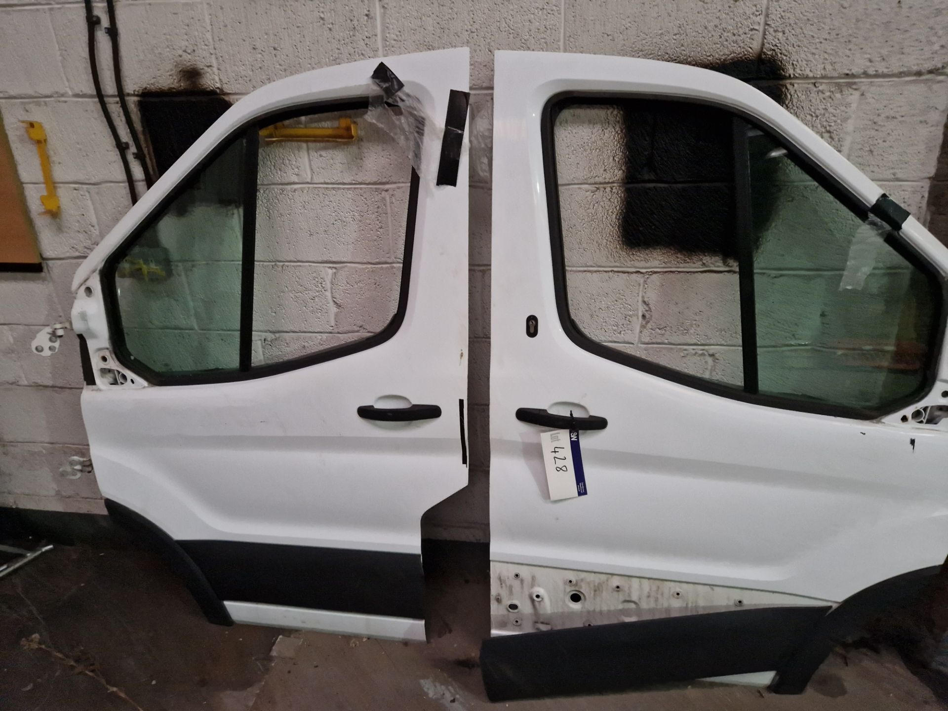 Two Mark 8 Transit Front Doors, Transit Gearbox and Towbar Please read ...