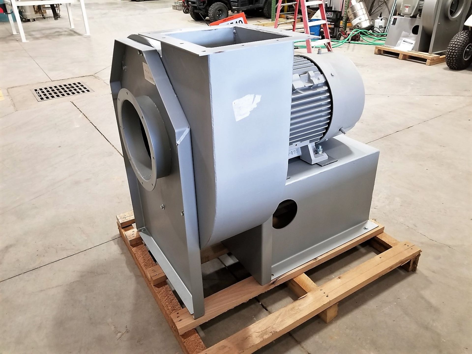 9,922 CFM @ 17'' SP Cincinnati Fan RBE-13 Radial Blade Exhauster 75 HP ...