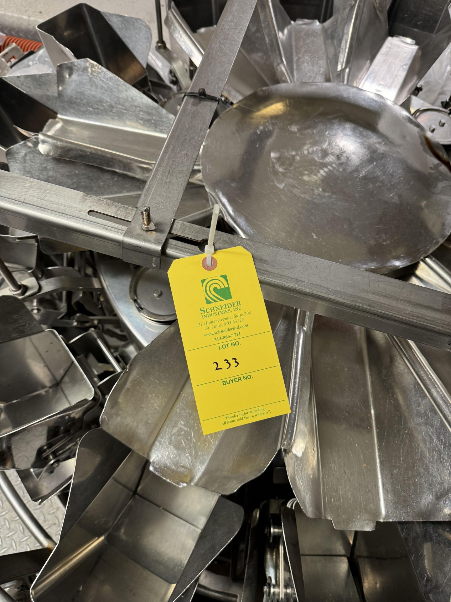 Heat and Control Ishida 14 Head Rotary Scale, Model# CCW-M-214W-S/30-PB ...