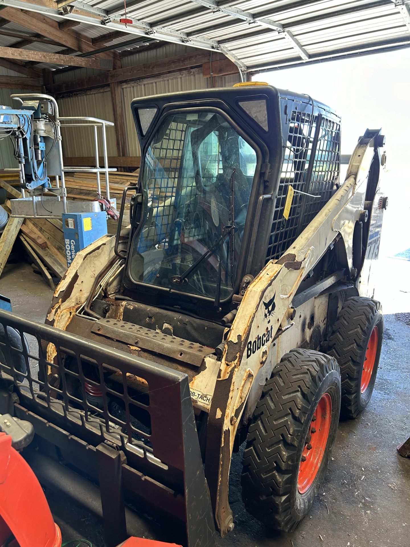 Bobcat Compact Skid Steer, Model #773, S/N #517621104 Hours 7070 ...