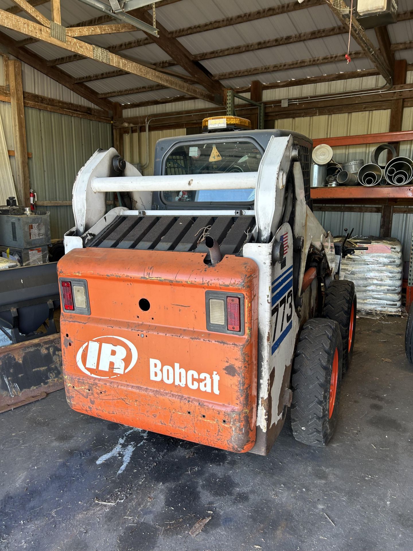Bobcat Compact Skid Steer, Model #773, S/N #517621104 Hours 7070 ...