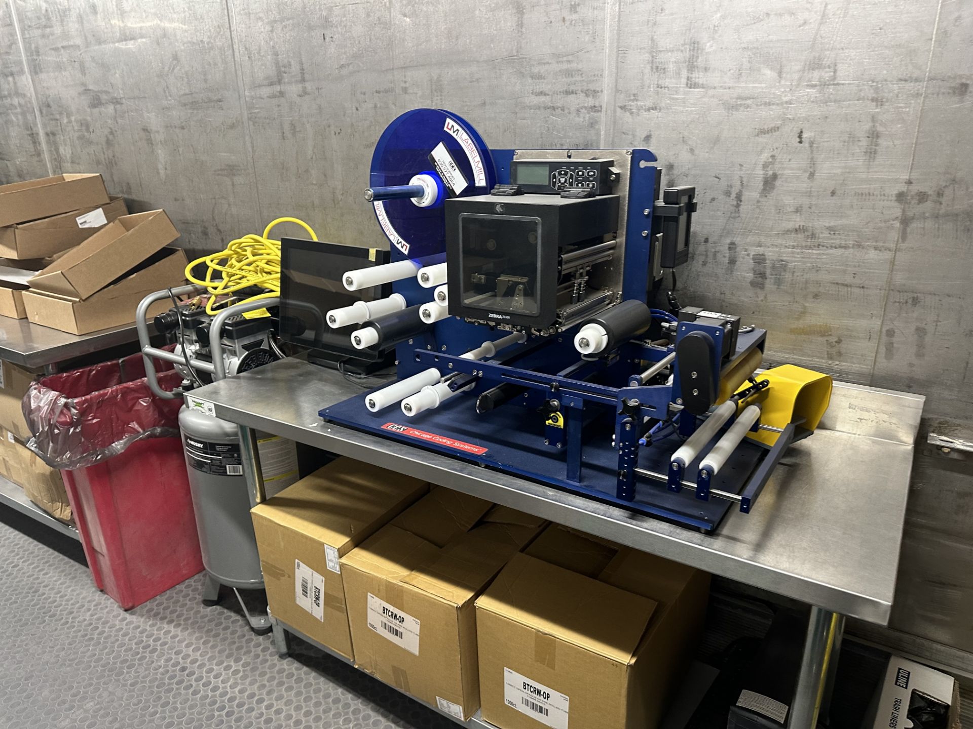 (Located in Indiantown, FL) Label Mill Benchtop Labeler, Model ...