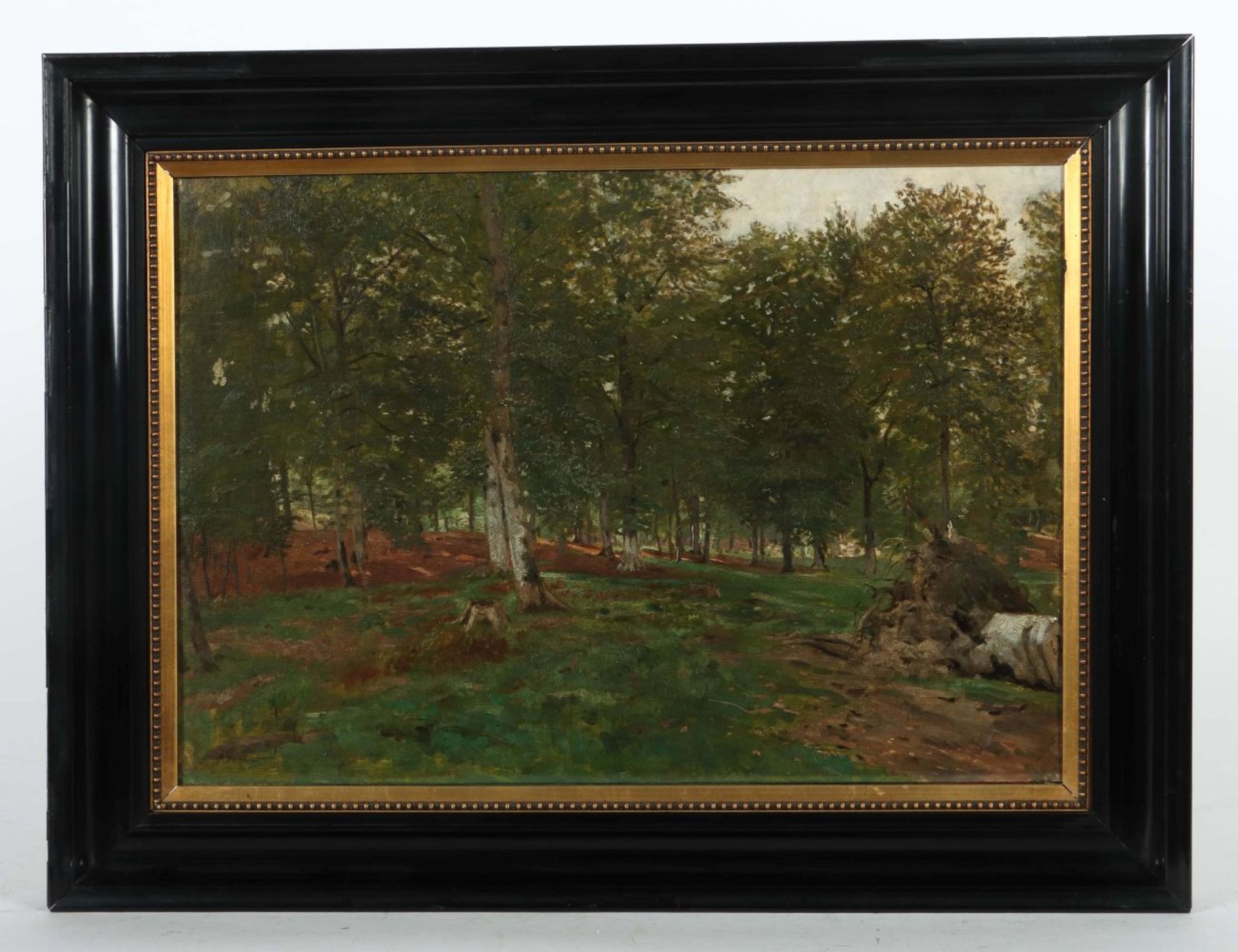 Hoenow, MaxBerlin 1851 - 1909 ebenda, deutscher Maler. "Waldesrand ...