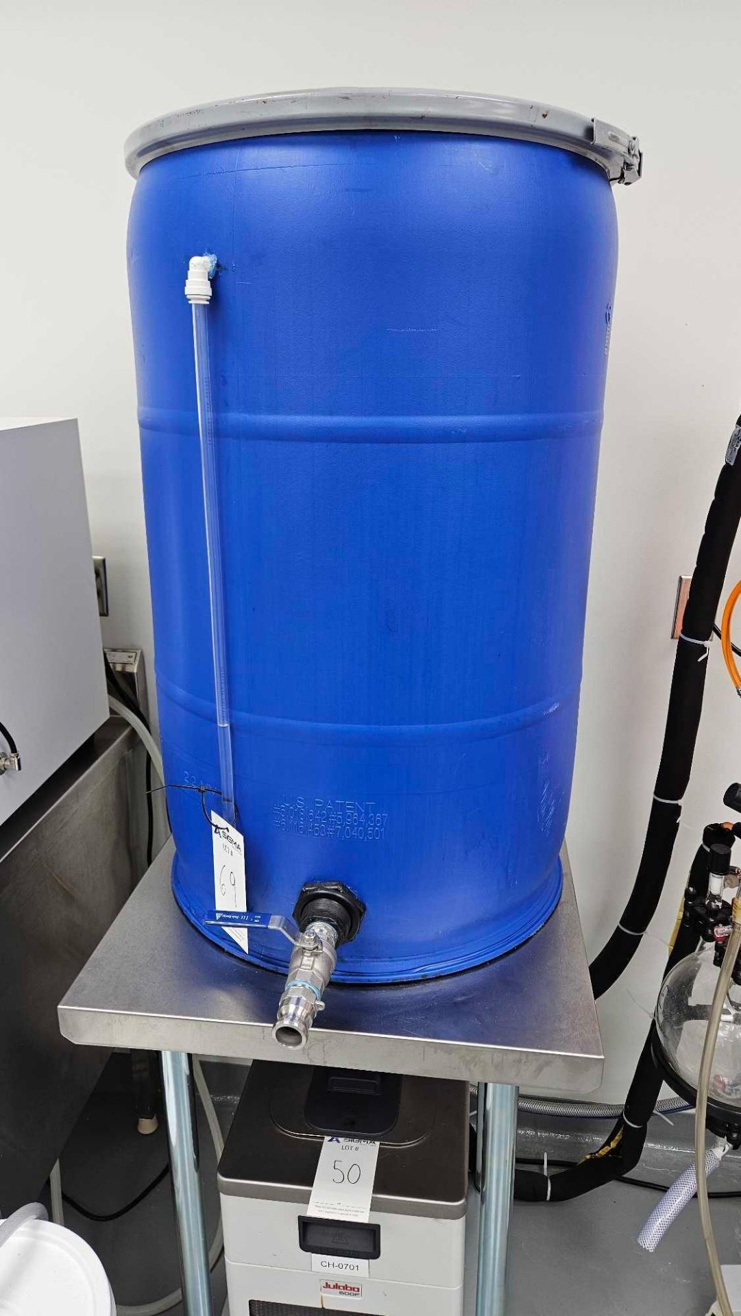Used Water Holding Tank with shutoff valve Rigging, Removal, and SIMPLE ...