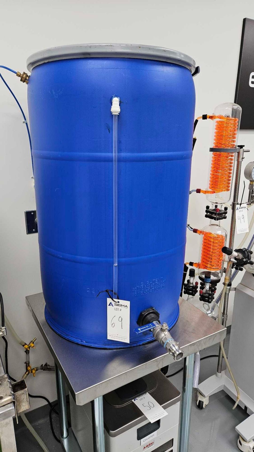 Used Water Holding Tank with shutoff valve Rigging, Removal, and SIMPLE ...