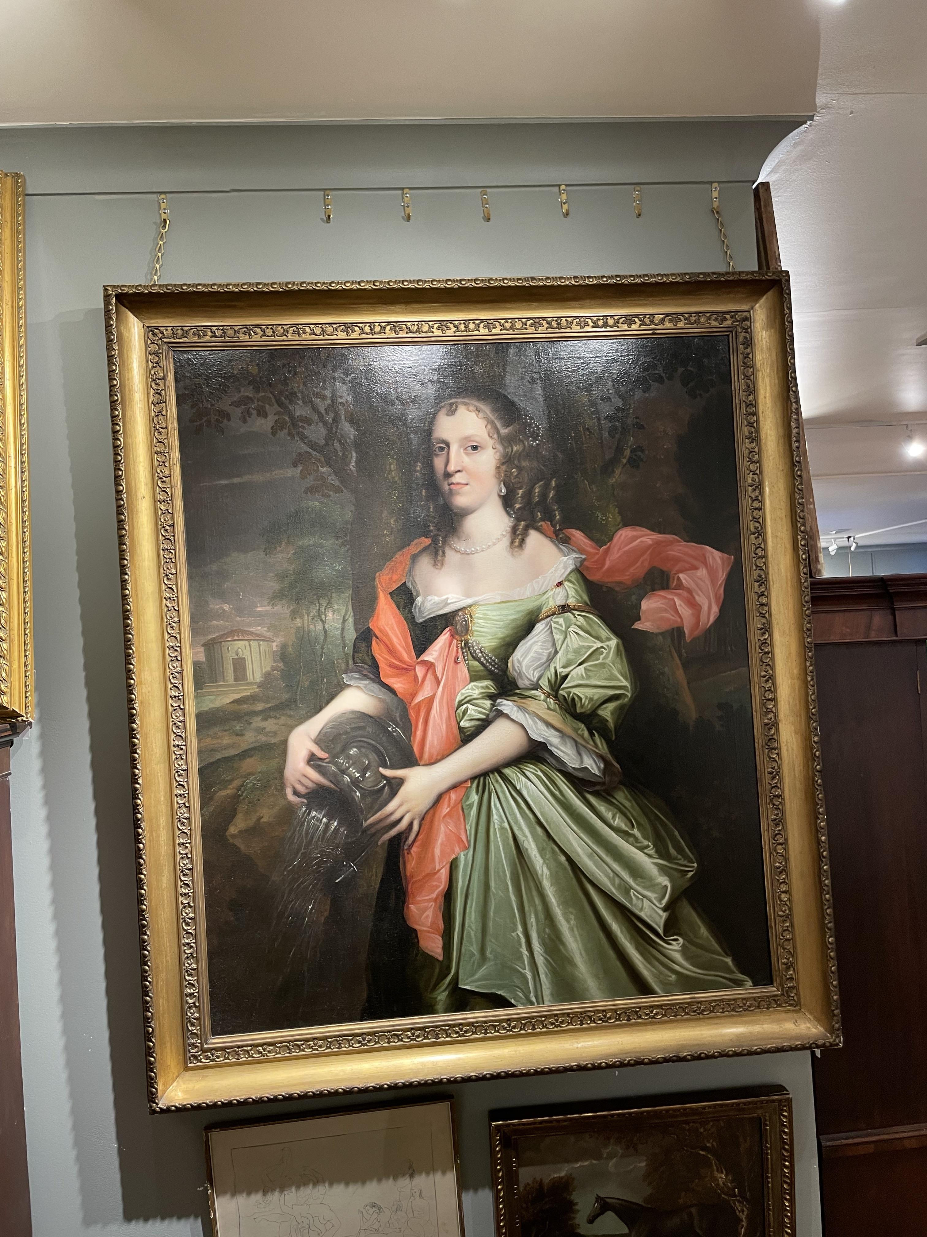 John Michael Wright (1617 - 1694) A portrait of Lady Herries Oil on ...