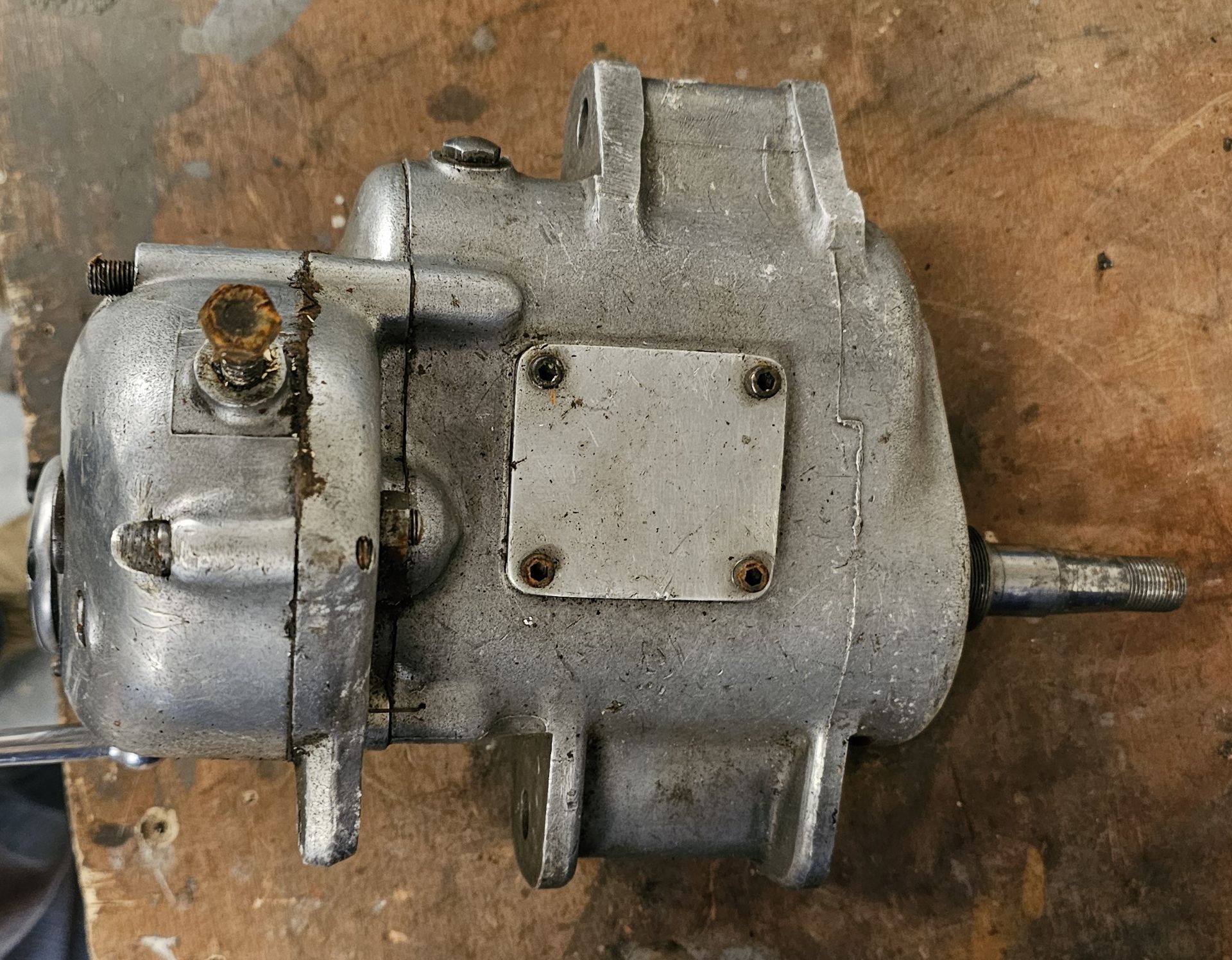 A BSA RRT2 gearbox, with scrambles gears