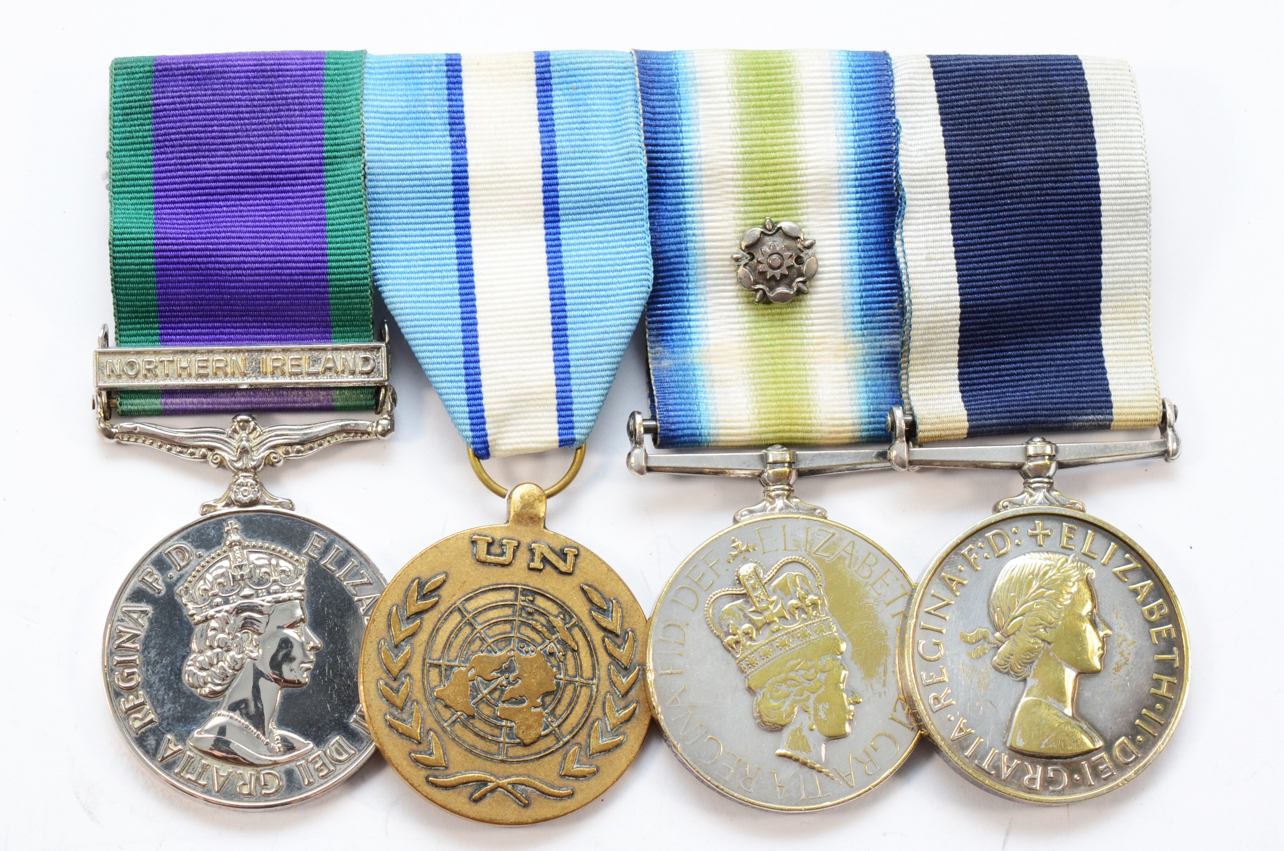ERII mounted group, General Service Medal with NI bar, South Atlantic ...