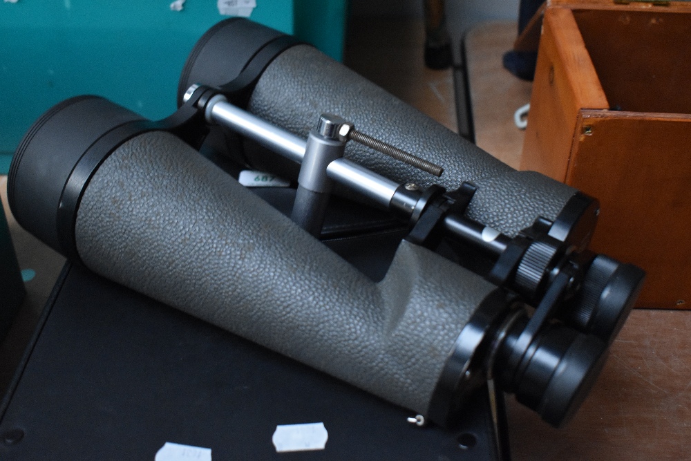 A pair of Opticron 30x80 Large field glasses Binoculars with case and ...