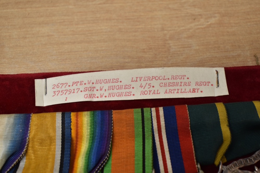 A WWI, WWII and Territorial group of Seven Medal, 14-15 Star, War and ...
