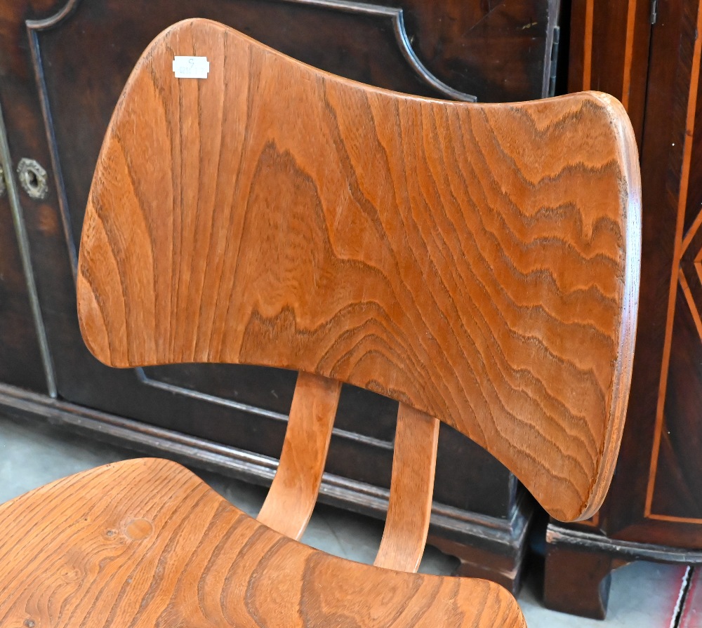 A mid century (1958 design) Ercol 401 model, elm on ply and beech ...