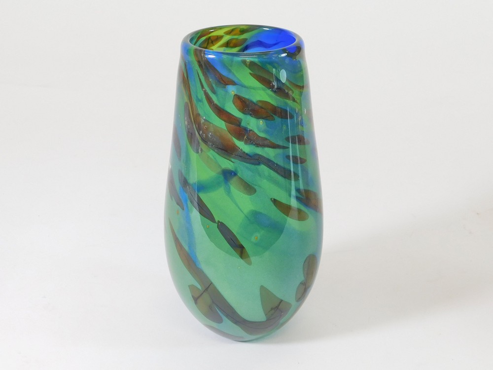 NORMAN STUART CLARKE STUDIO GLASS. A Norman Stuart Clarke art glass ...