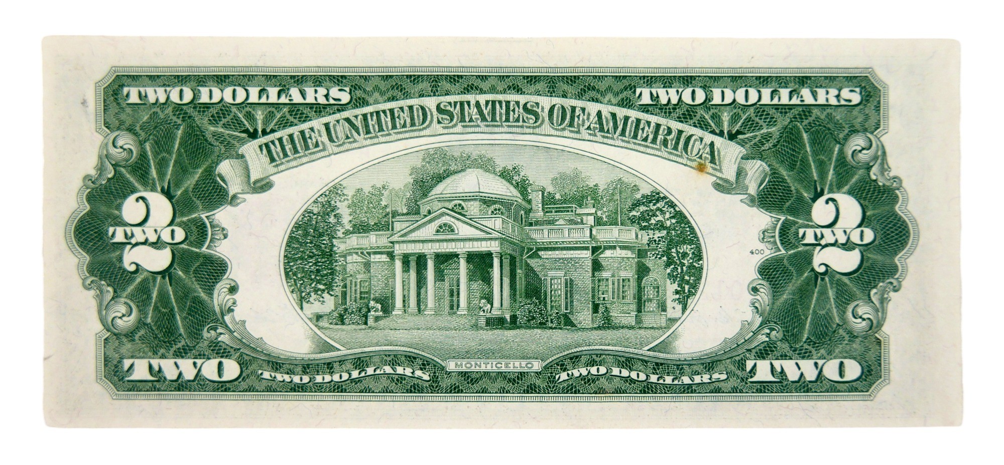 An unusual Two Dollar bill / note, Series 1953 A, Secretary of the ...