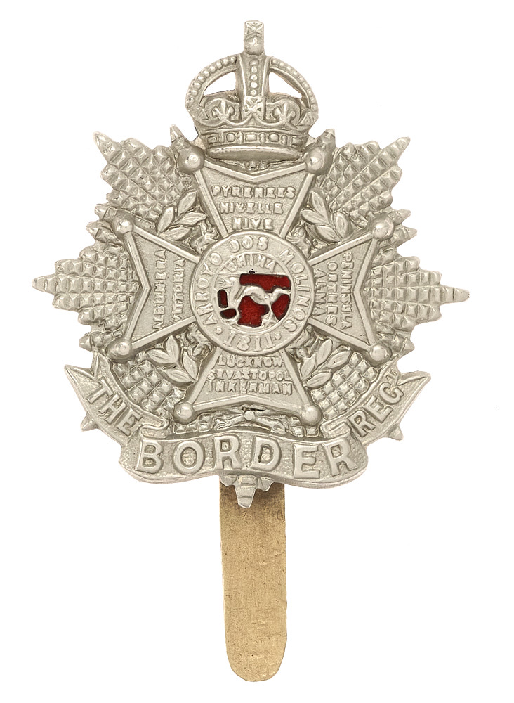 Border Regiment Edwardian cap badge circa 1902-05. Good scarce small ...