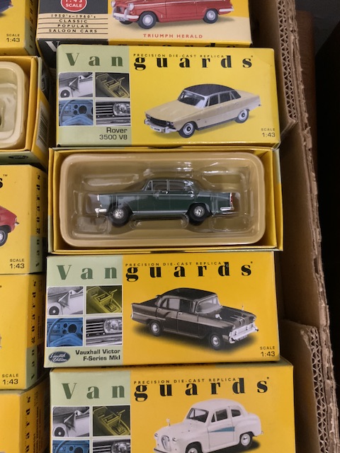 COLLECTION OF VANGUARDS DIE CAST VEHICLES