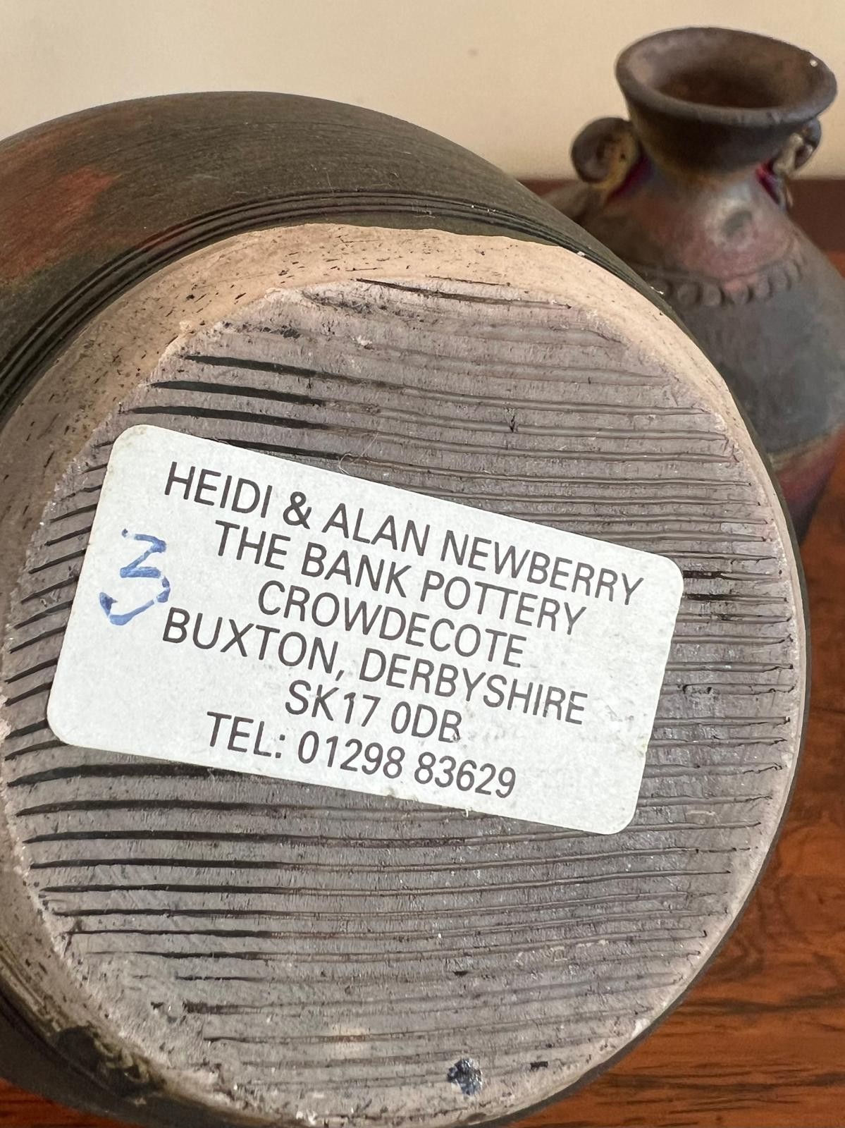 HEIDI & ALAN NEWBERRY TWO POTTERY VESSELS