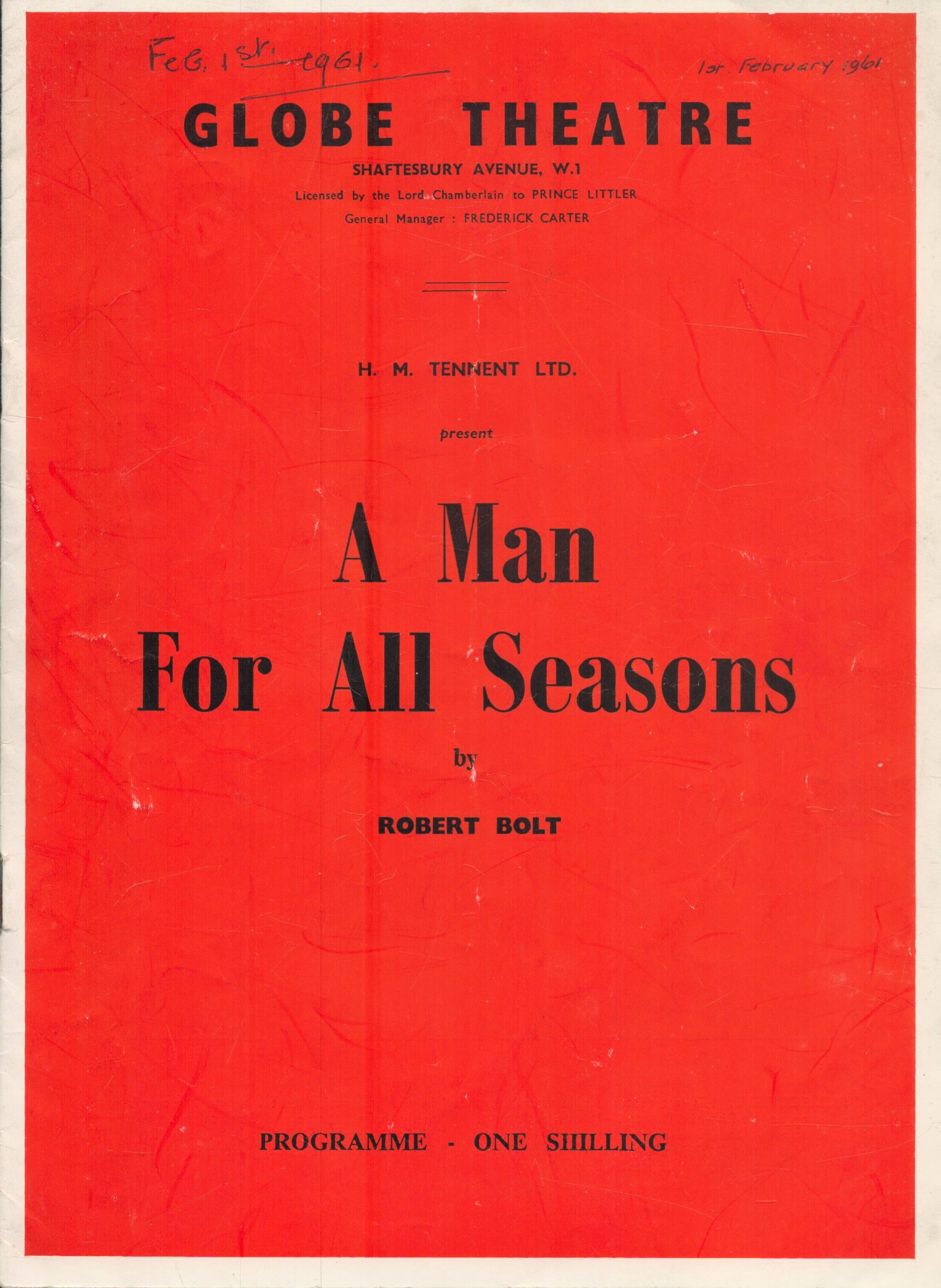 The London Globe Theatre, A Man for All Seasons by Robert Bolt starring ...